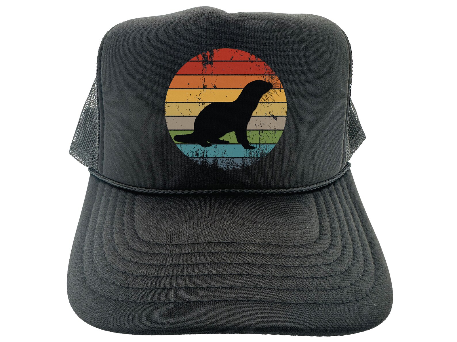 River Otter Hat, Otter Sunset, Wildlife Lover, Otter Gift, Adjustable ...