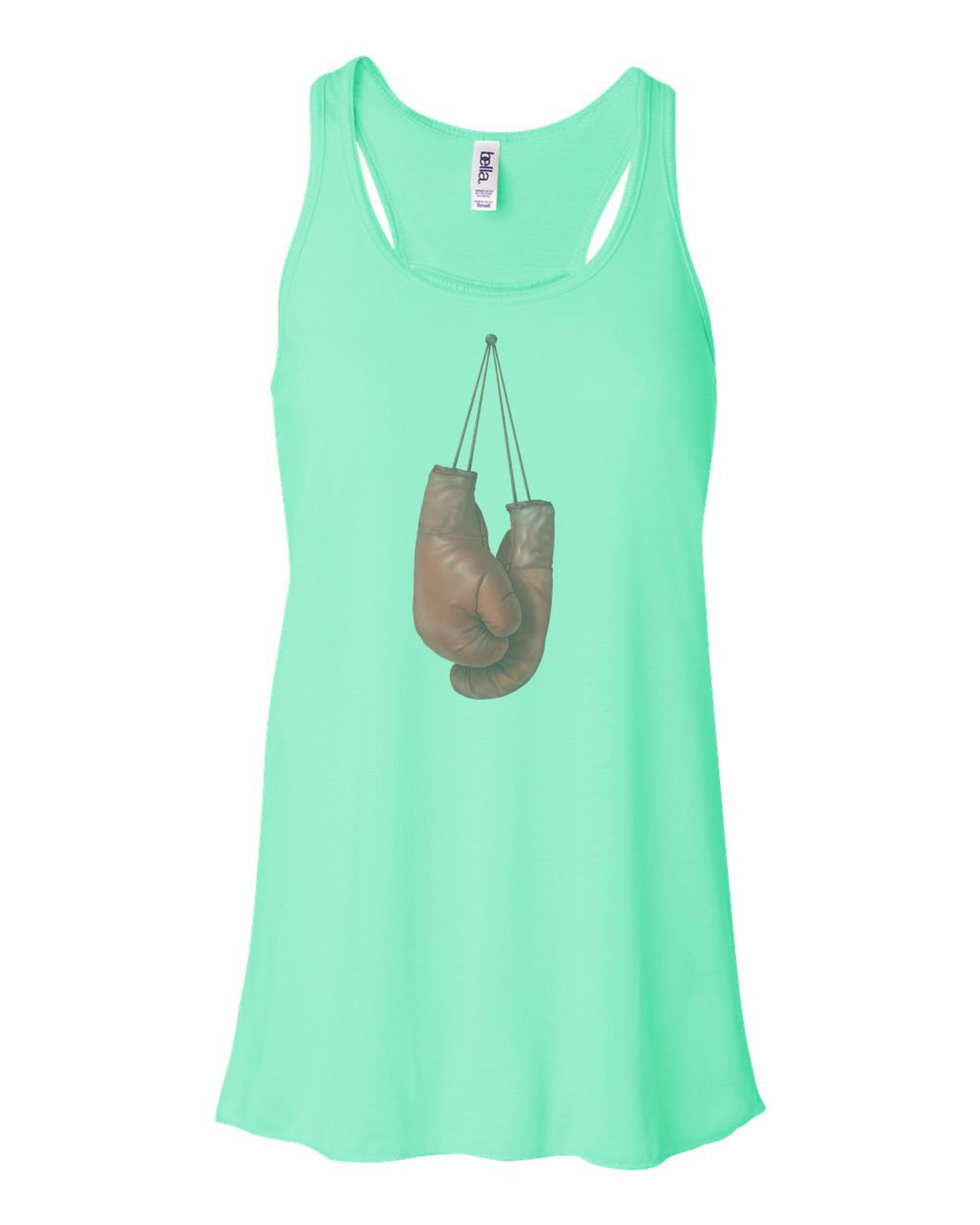 Boxing Tank Top Boxing Gloves Women's Boxing Soft Bella | Etsy