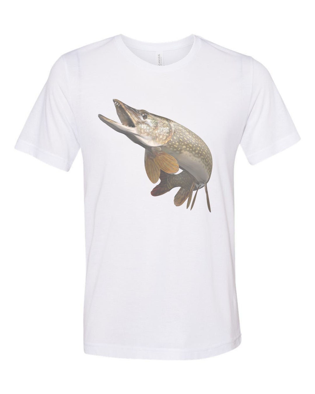 Fishing Shirt Pike Pike Shirt Northern Pike Unisex - Etsy