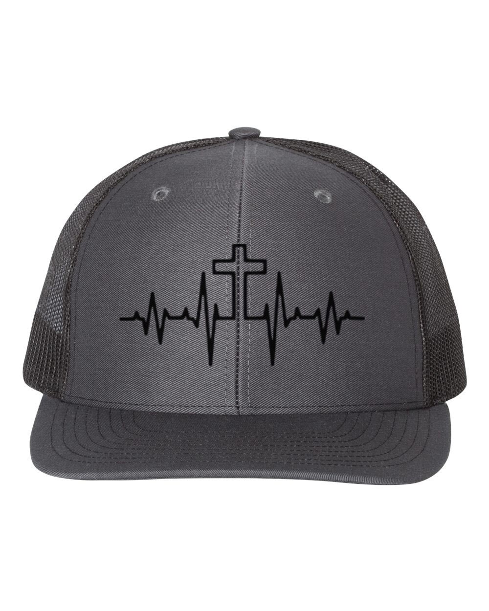 Christian Hat Heartbeat Cross Christian Snapback Cross Hat | Etsy