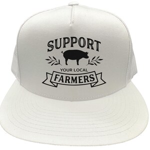 Support Your Local Farmers, Farm Hat, Farmers Market, Farm Cap ...