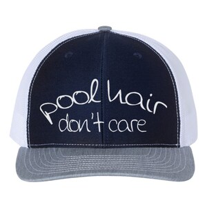 Pool Hair Don't Care, Pool Hat, Summer Hat, Adjustable Snapback, Pool ...