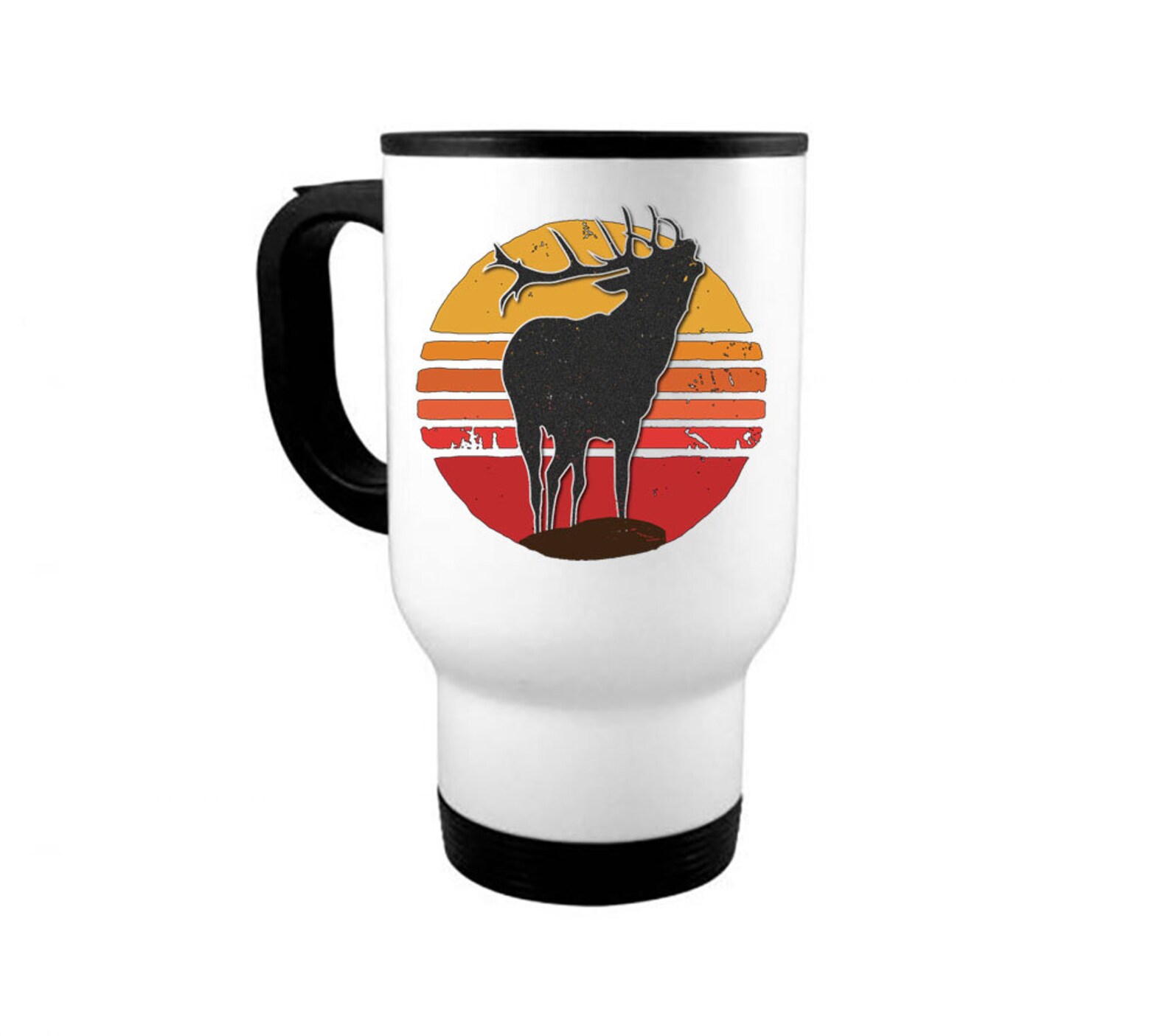 Elk Coffee Mug, Elk Sunset, Elk Hunting Mug, Rustic Mugs, Rustic Decor ...