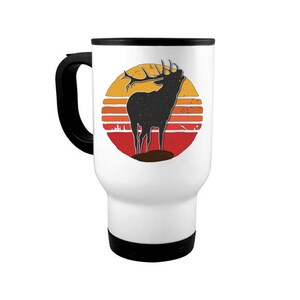 Elk Coffee Mug, Elk Sunset, Elk Hunting Mug, Rustic Mugs, Rustic Decor ...