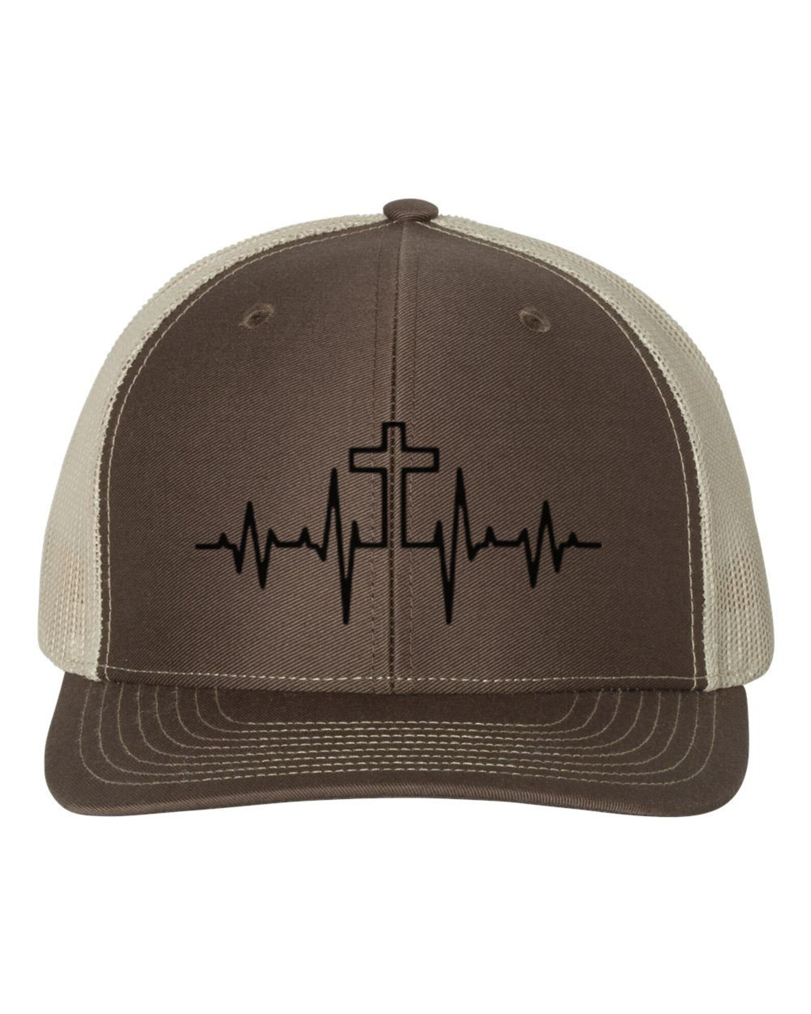Christian Hat Heartbeat Cross Christian Snapback Cross Hat - Etsy