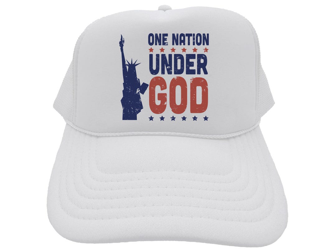 One Nation Under God, Patriotic Hat, America Hat, USA Hat, Conservative ...