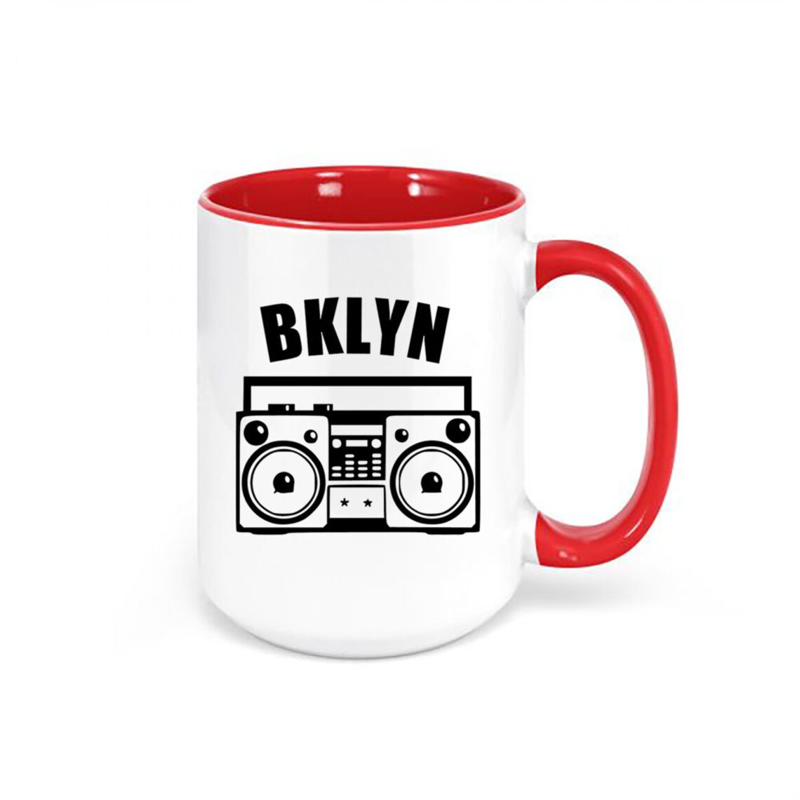 Brooklyn Coffee Mug, BKLYN, Boombox Cup, Brooklyn Cup, BKLYN Coffee Cup ...