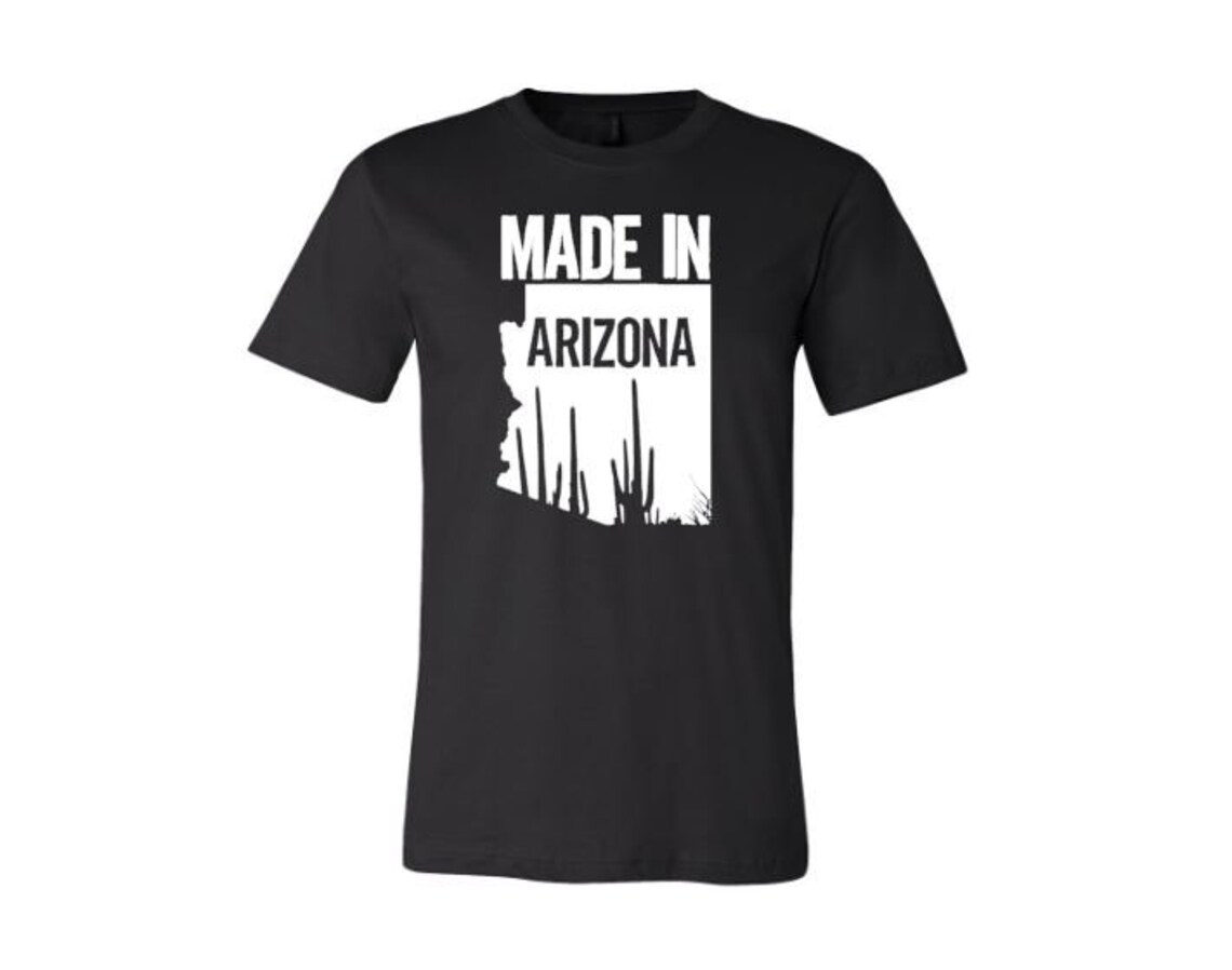 Made In Arizona AZ Tee Unisex Adult T Arizona Shirt AZ | Etsy