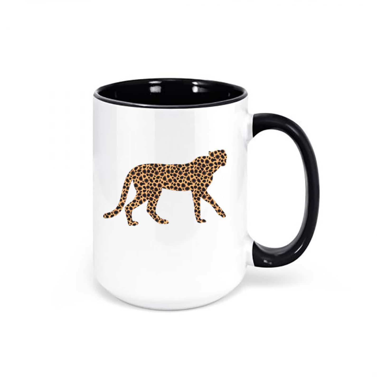 Cheetah Coffee Mug Cheetah Gift for Cheetah Lover Feline | Etsy