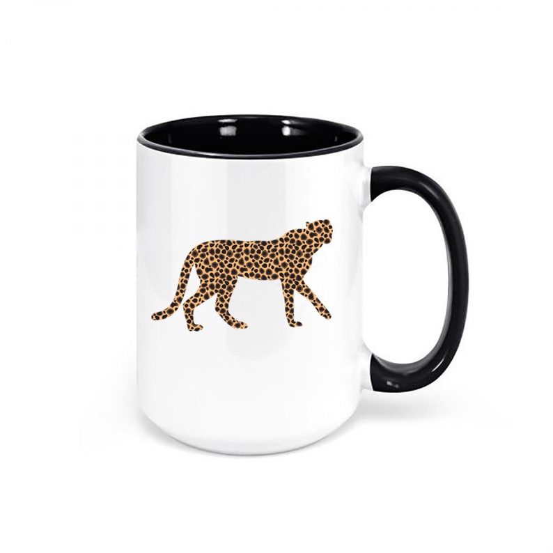 Cheetah Coffee Mug Cheetah Gift for Cheetah Lover Feline - Etsy