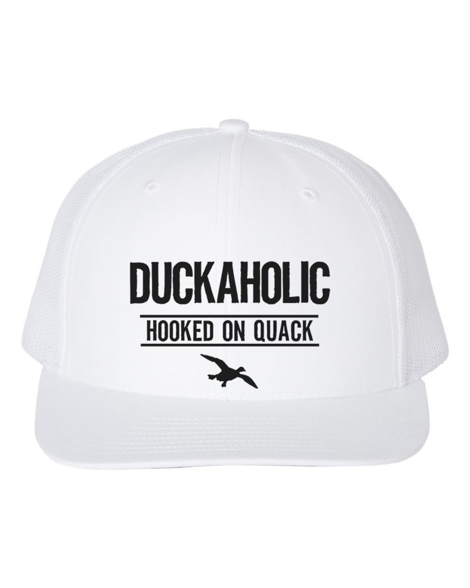 Duck Hunting Hat Duckaholic Hooked on Quack Waterfowl Hat | Etsy