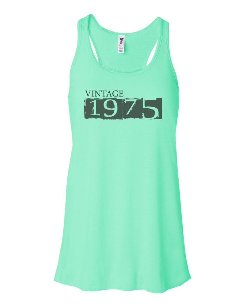 Vintage 1975 45th Birthday Born In 1975 Soft Bella Canvas | Etsy