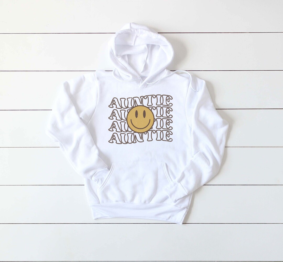 Aunt Hoodie, Auntie Auntie Auntie, Aunt to Be, Sublimated Design ...