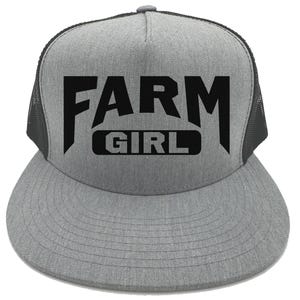 Farm Girl Hat, Farm Girl, Farm Hat, Snapback, Farming Apparel, Gift for ...