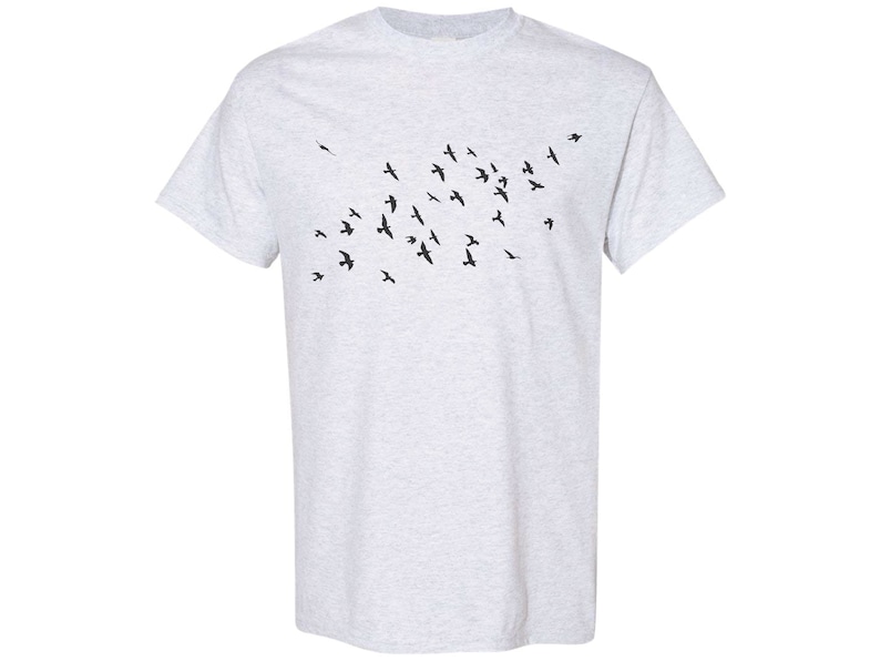 Bird Lover, Bird Shirt, Flying Birds, Unisex Fit, Bird Watching, Gift ...