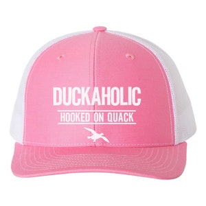 Duck Hunting Hat Duckaholic Hooked on Quack Waterfowl Hat - Etsy
