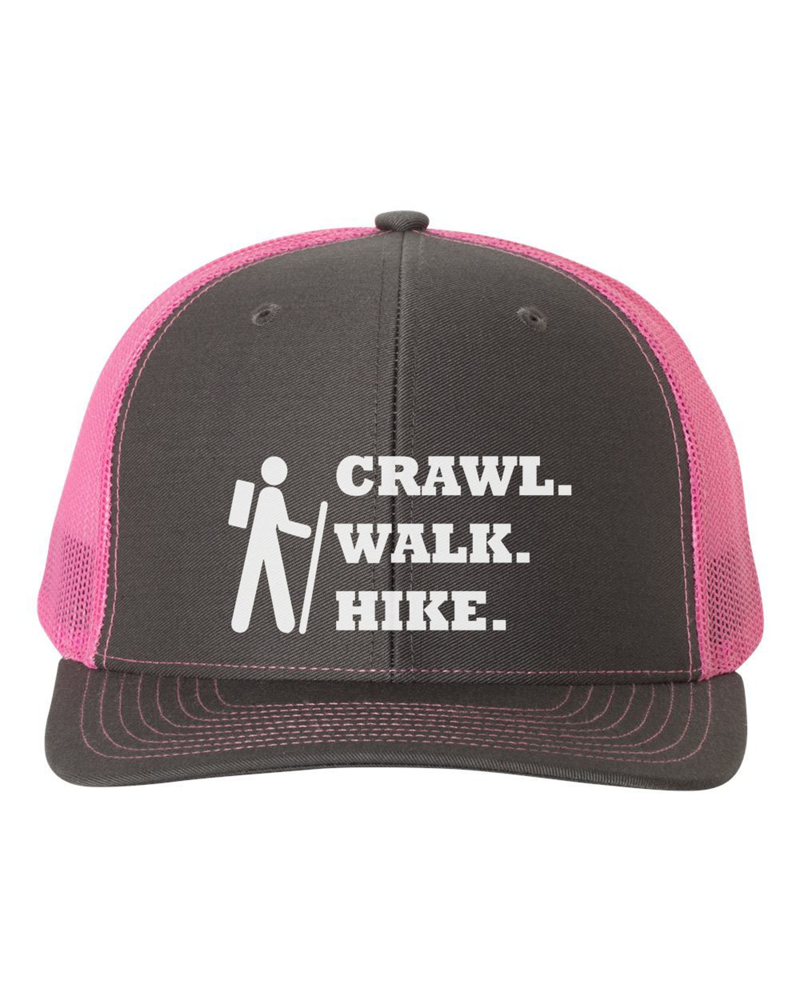 Crawl Walk Hike Hiking Hat Hiking Gear Trucker Hat | Etsy
