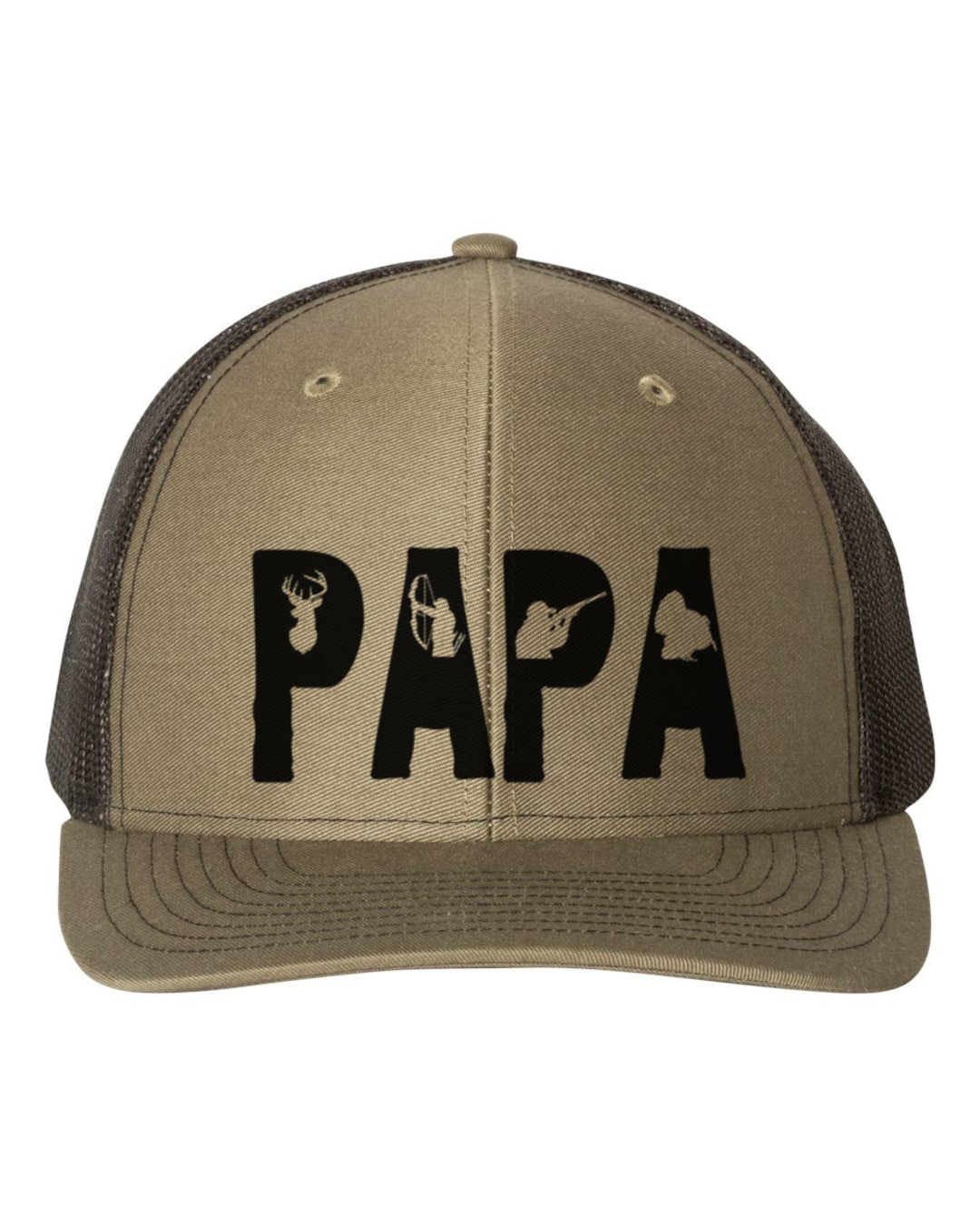 Papa Hat, Papa, Gift for Papa, Trucker Cap, Adjustable, Hunting Hat ...