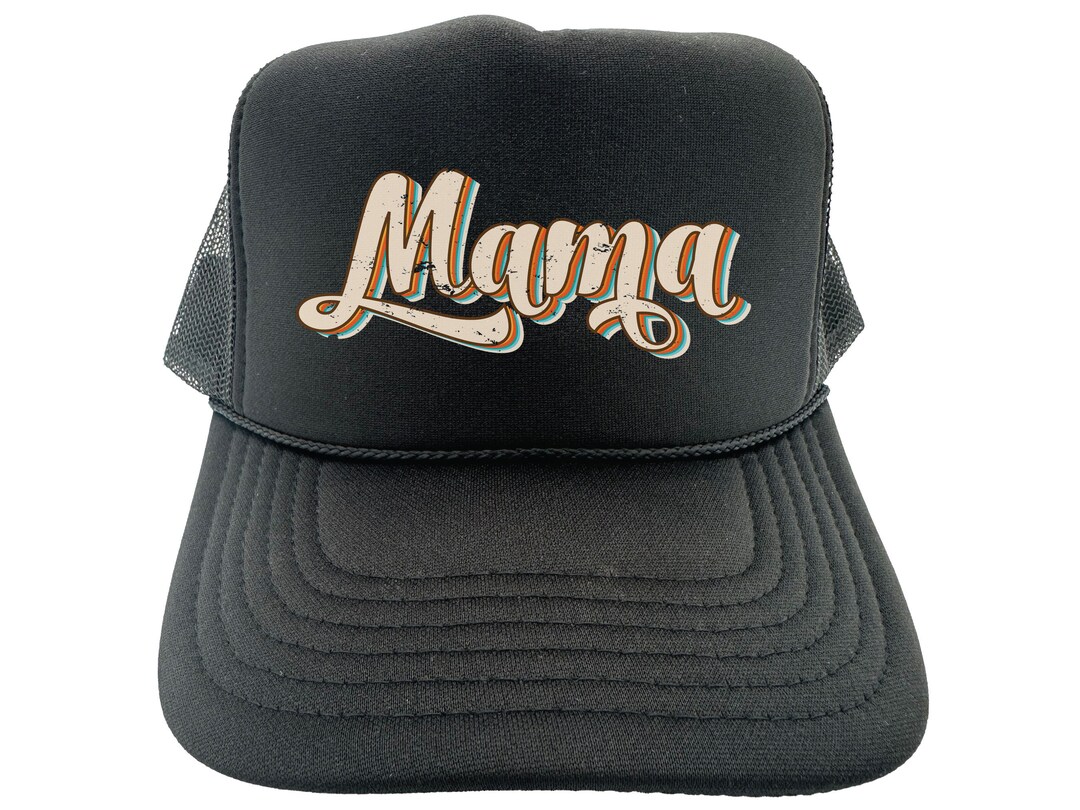 Mama Hat, Retro Mama, Mom Trucker Hat, Vintage Mom Hat, Gift for Mom ...