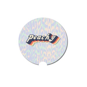 Car Coaster, Peachy, Retro Car Coaster, Car Accessories, Vintage ...