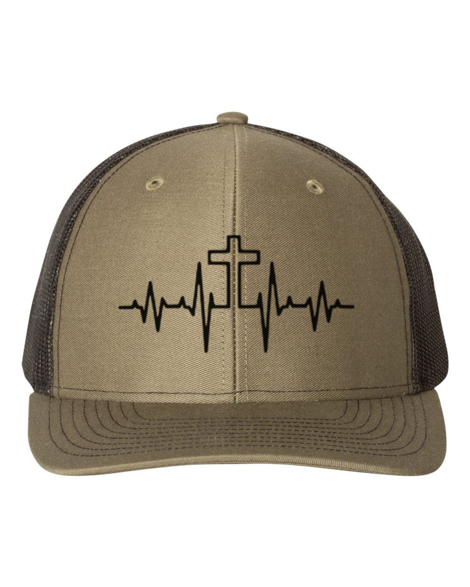 Christian Hat Heartbeat Cross Christian Snapback Cross Hat - Etsy