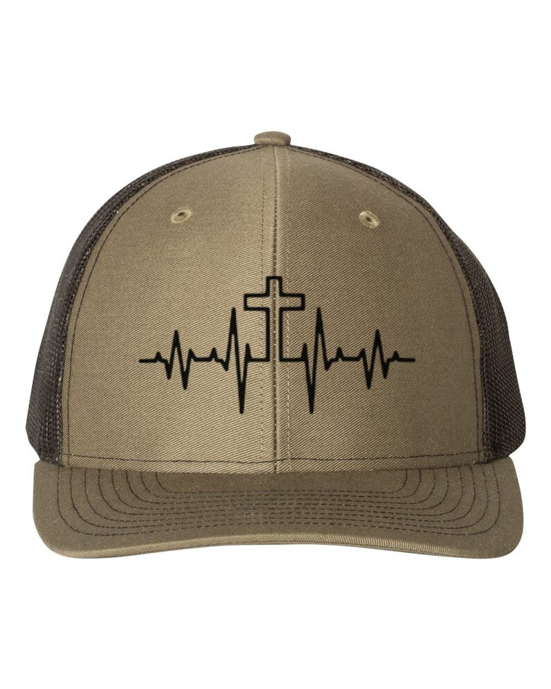 Christian Hat Heartbeat Cross Christian Snapback Cross Hat - Etsy