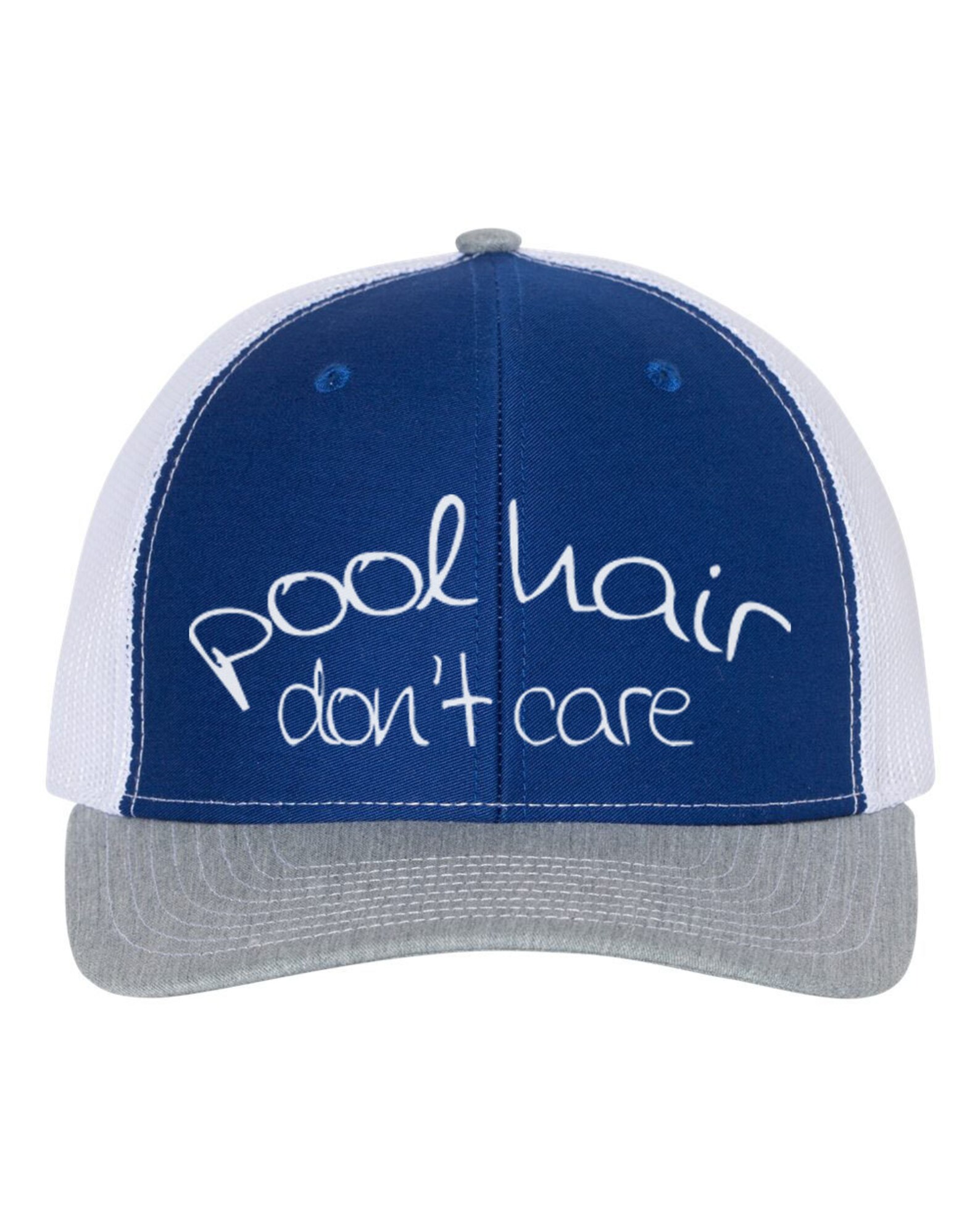 Pool Hair Don't Care Pool Hat Summer Hat Adjustable - Etsy