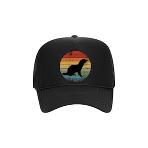 River Otter Hat, Otter Sunset, Wildlife Lover, Otter Gift, Adjustable ...