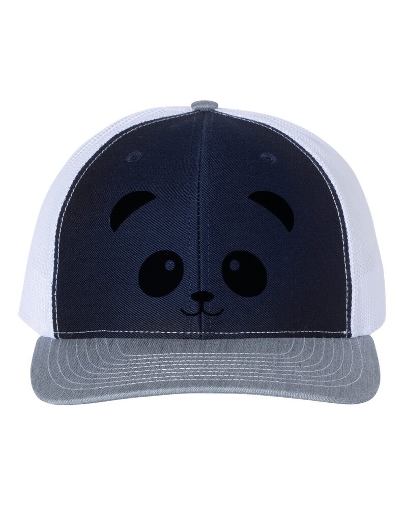 Panda Hat Panda Face Panda Apparel Trucker Hat Snapback | Etsy