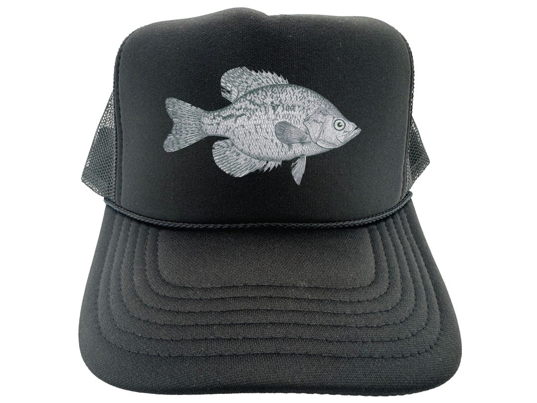 Crappie Hat, Fishing Hat, Crappie, Fishing Gift, Fisherman Hat ...
