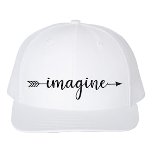 Imagine Hat, Imagine Arrow, Trucker Hat, Trendy Hats, Headwear, 10 ...