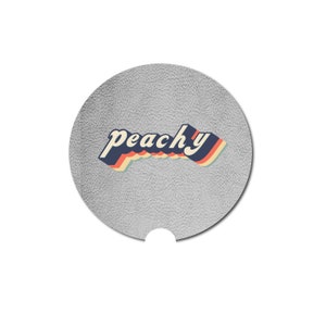 Car Coaster, Peachy, Retro Car Coaster, Car Accessories, Vintage ...