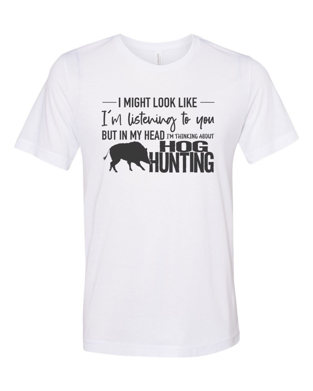 Hog Hunting Shirt Thinking About Hog Hunting Wild Boar | Etsy