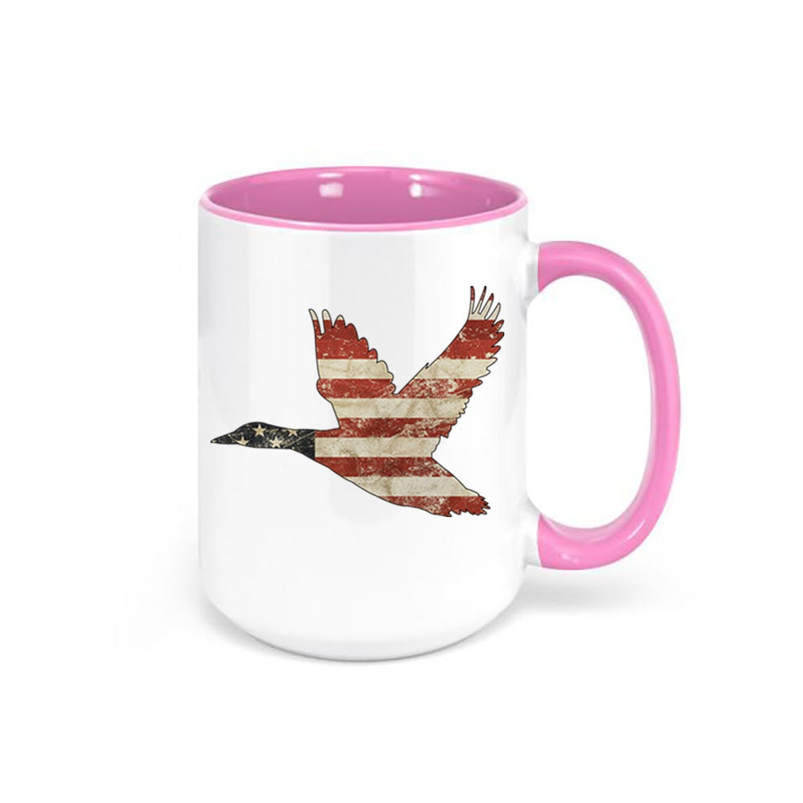 Duck Hunting Mug, American Duck, Waterfowl Mug, Duck Cup, Patriotic ...
