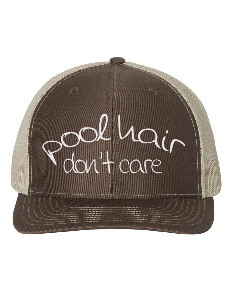 Pool Hair Don't Care Pool Hat Summer Hat Adjustable - Etsy
