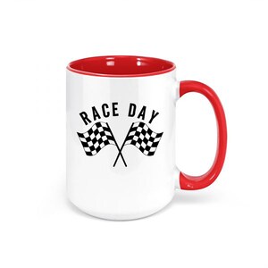 Racing Coffee Mug, Race Day, Motocross Cup, Race Day Mug, Racing Coffee ...
