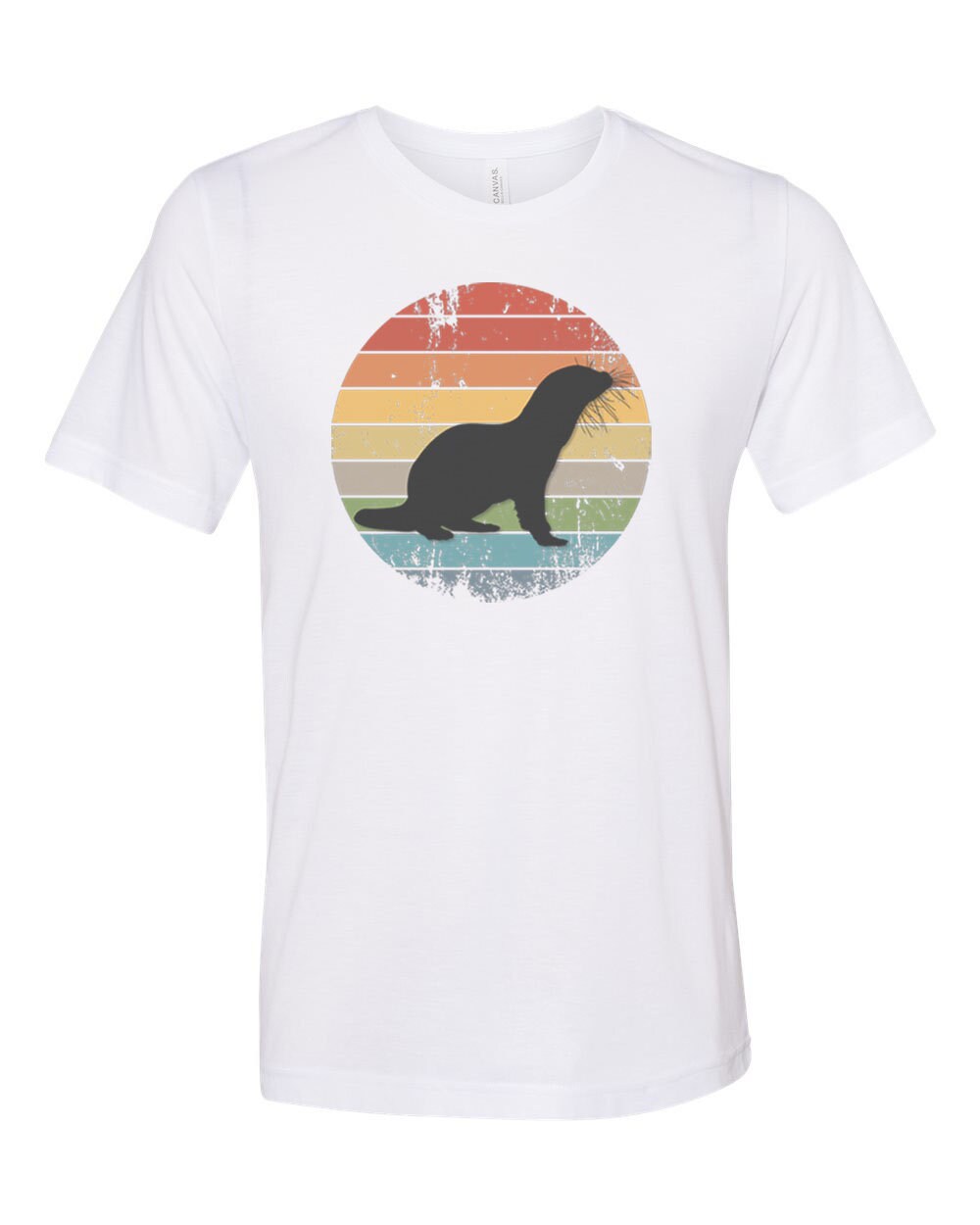 River Otter Shirt Otter Sunset Otter Gift Sublimated | Etsy