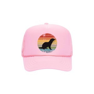 River Otter Hat, Otter Sunset, Wildlife Lover, Otter Gift, Adjustable ...