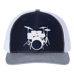 Drummer Hat, Drumset, Gift for Drummer, Percussion, Drumming Hat ...