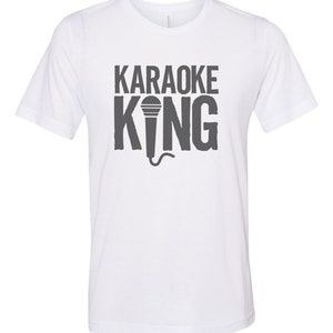 Karaoke Shirt Karaoke King Singer Gift Men's Karaoke - Etsy