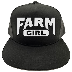 Farm Girl Hat, Farm Girl, Farm Hat, Snapback, Farming Apparel, Gift for ...
