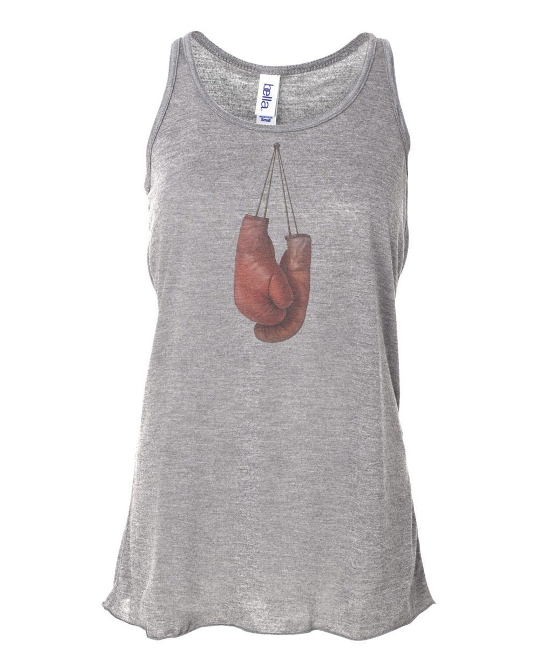 Boxing Tank Top, Boxing Gloves, Women's Boxing, Soft Bella Canvas ...