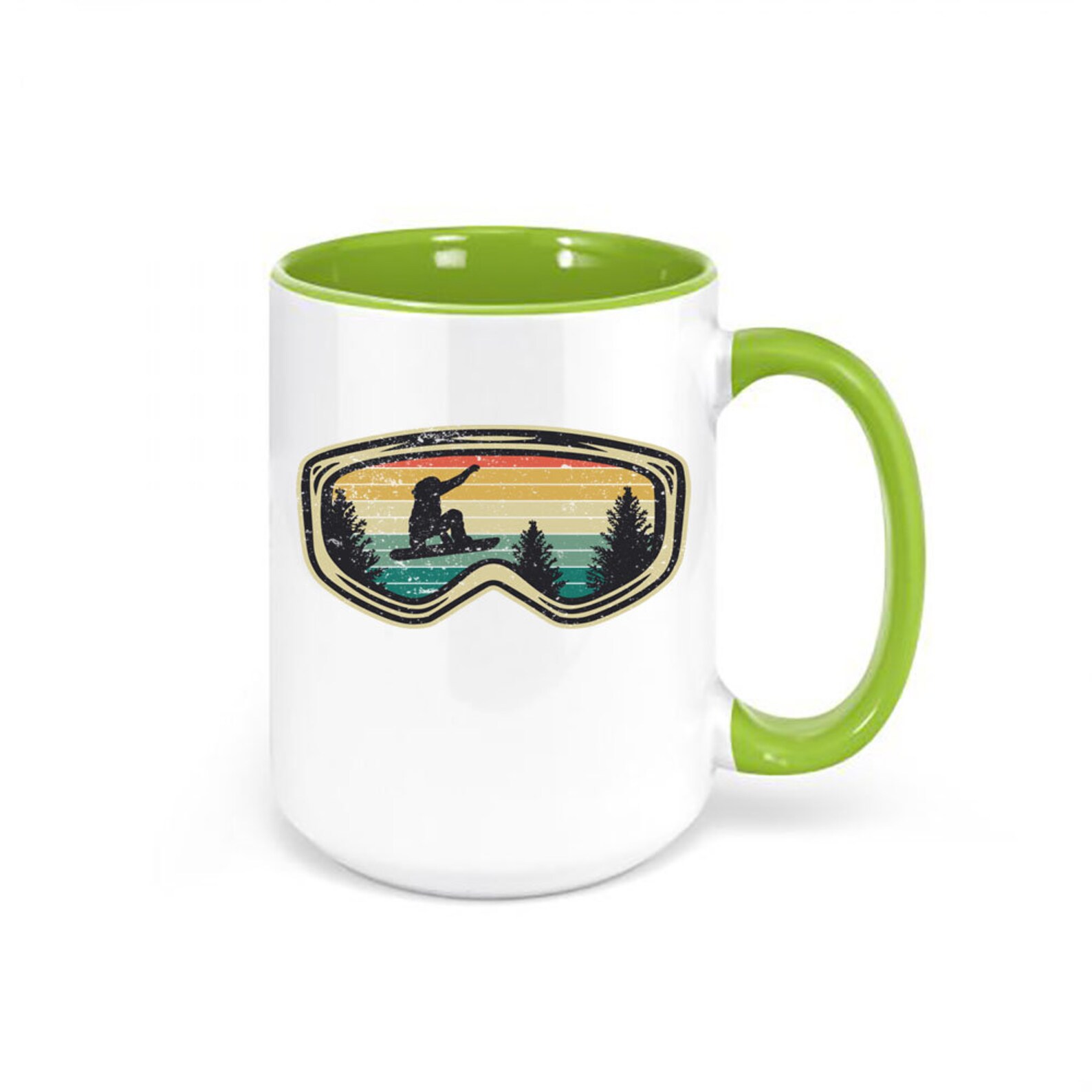 Snowboard Mug Snowboard Goggles Snowboard Gift Ski Mug - Etsy