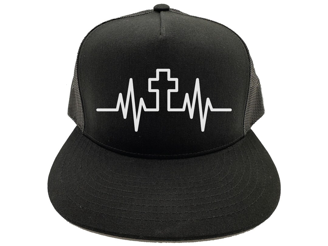 Christian Hat, Heartbeat Cross, Christian Snapback, Cross Hat ...