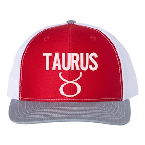 Taurus Hat, Taurus, Trucker Hat, Adjustable, 10 Different Colors, Gift ...