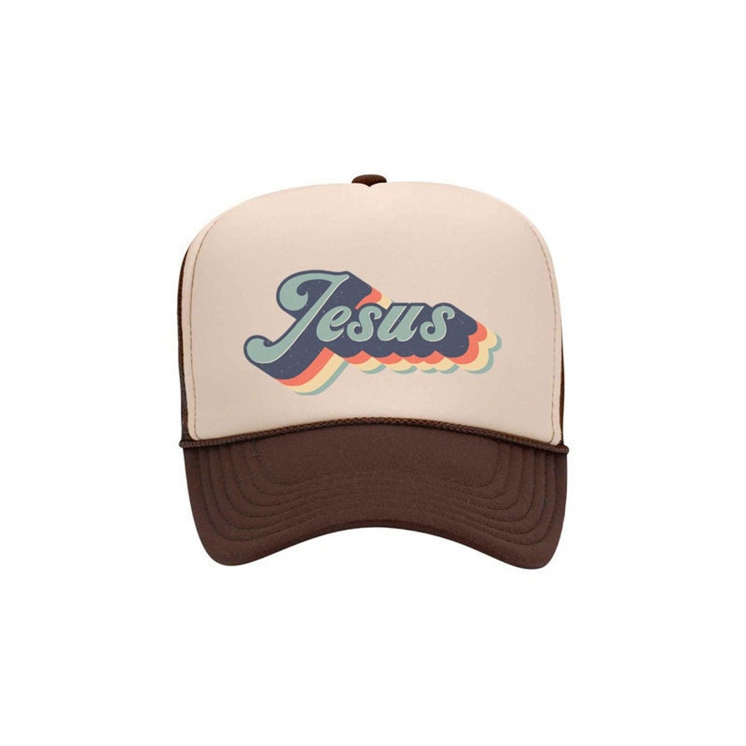 Jesus Hat, Christian Hat, Jesus, Otto Hats, Retro Christian Cap, Mesh ...