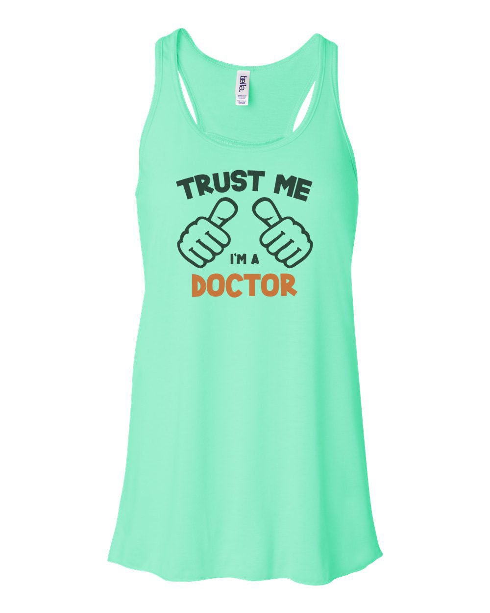 Doctor Tank Top Trust Me I'm A Doctor Doctor Racerback | Etsy