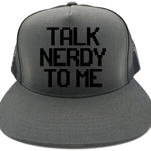 Nerd Hat, Talk Nerdy to Me, Nerd Cap, Trucker Hat, Snapback, Nerd ...