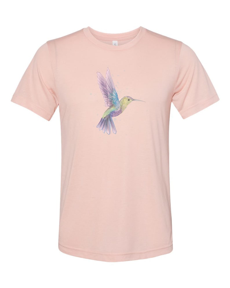 Hummingbird Shirt, Watercolor Hummingbird, Unisex, Soft Bella Canvas ...