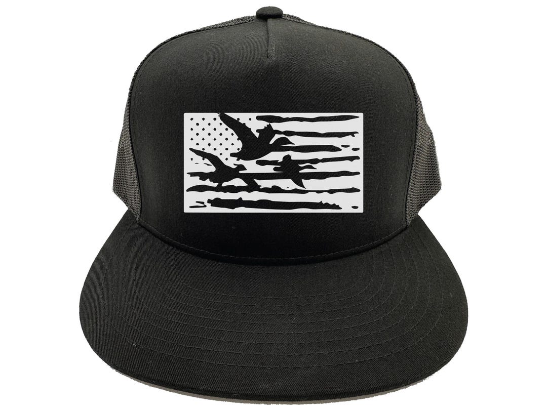 Duck Hunting Hat, Duck Flag, Hunting Hat, Waterfowl Hat, Duck Hunter ...